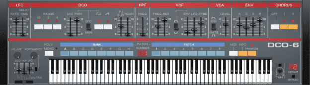 6 free VST emulation of Roland Juno 60 Juno 160 & Juno 6 | Blogosaur